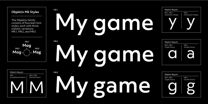 Objektiv Font Family from Dalton Maag