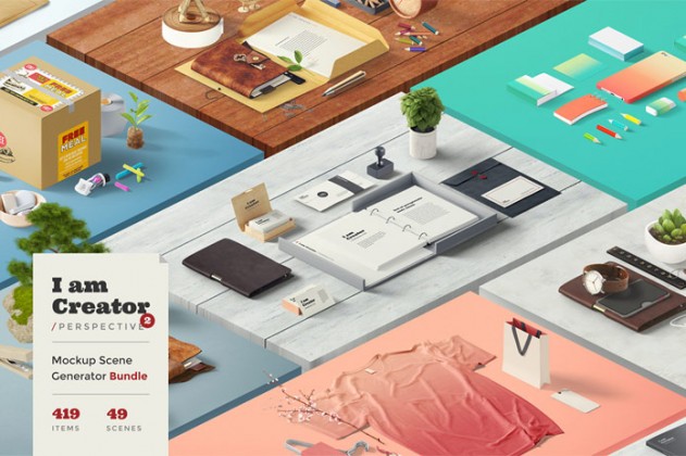 I am Creator Trilogy – Adobe Photoshop Scene Generators