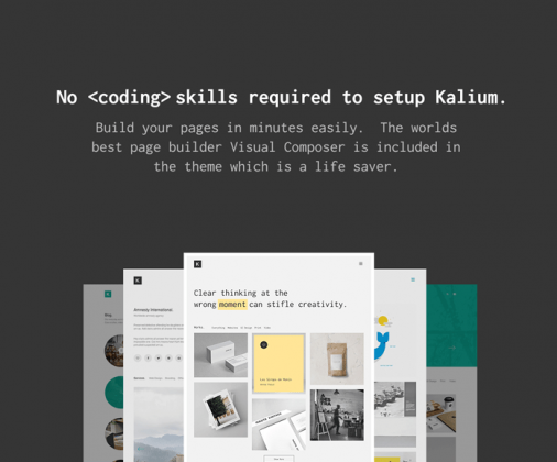 Kalium Creative WordPress Theme