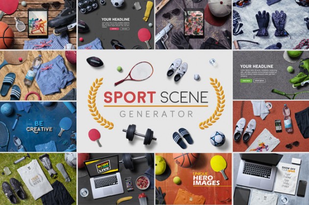 Sport Scene Creator – Adobe Photoshop