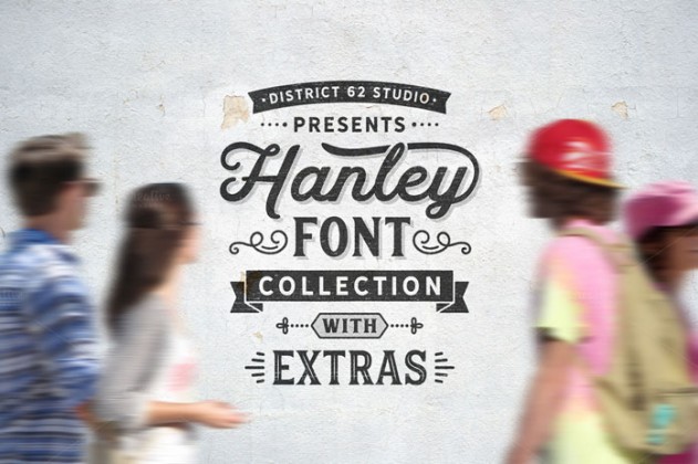 Hanley Fonts Collection from District 62
