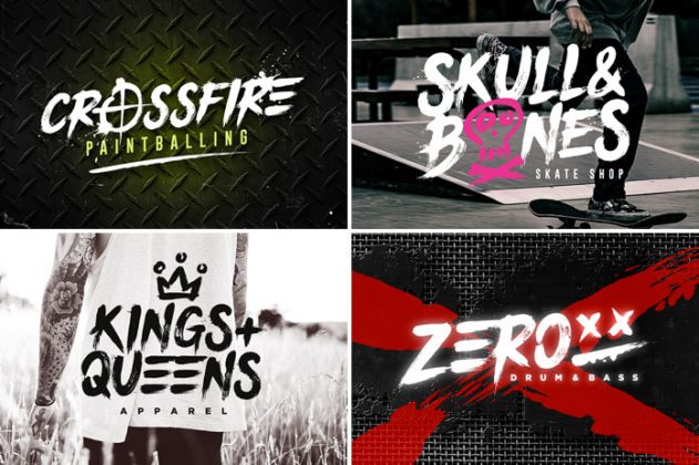 Hyper Drive Brush Font