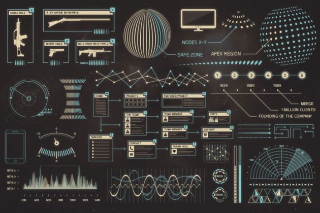 Nova UI: Retro-Futuristic User Interface Elements