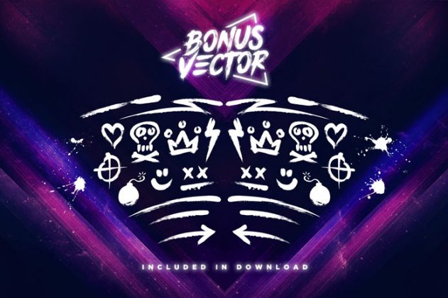 Hyper Drive Brush Font