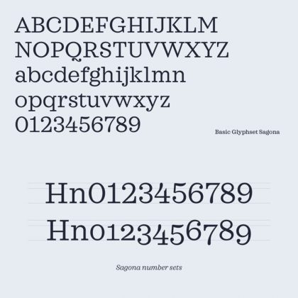 Sagona Font Family by Rene Bieder
