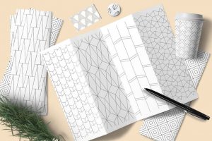 40 Seamless Geometric Line Patterns
