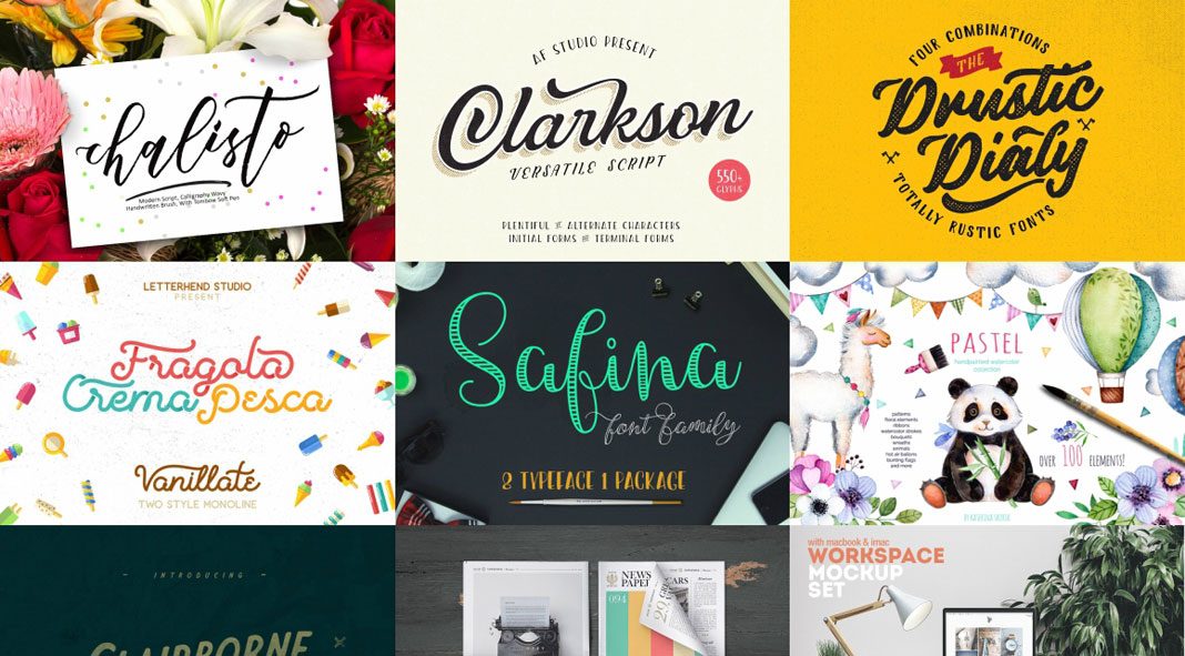 Design Bundle – Graphics and Fonts 99% Off!