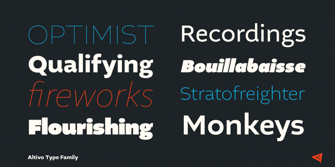 Altivo Font Family by Kostic Type Foundry