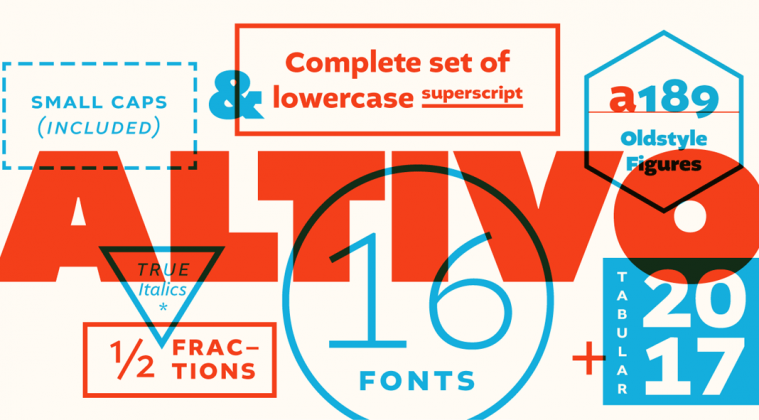 Altivo Font Family by Kostic Type Foundry