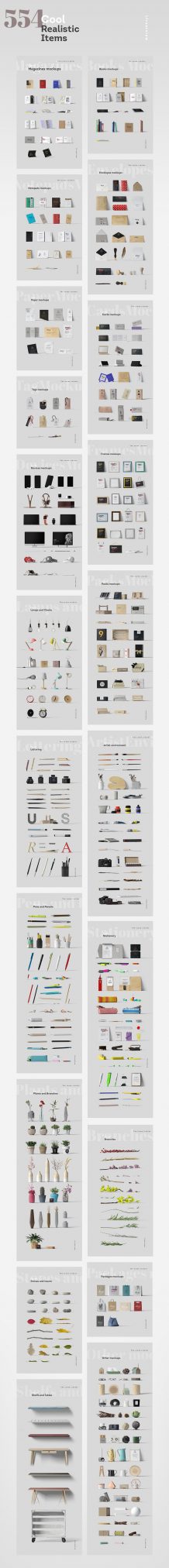 The Scene Creator Front View Items