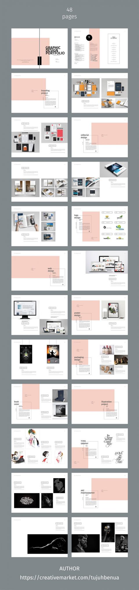 Graphic Design Portfolio Template