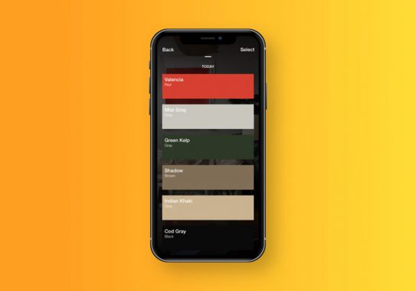 Swatches Color Picker iOS App