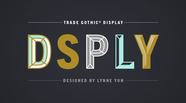 Trade Gothic Display Font Family