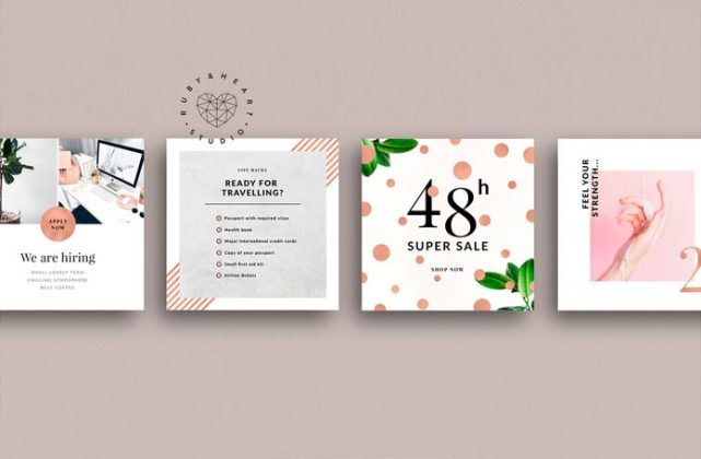 Animated Instagram Posts from Ruby&Heart Studio