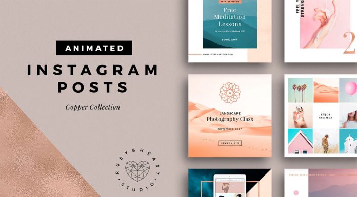 Animated Instagram Posts from Ruby&Heart Studio