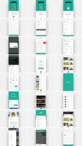 iOS UI Kit for Delivery and Shopping Apps