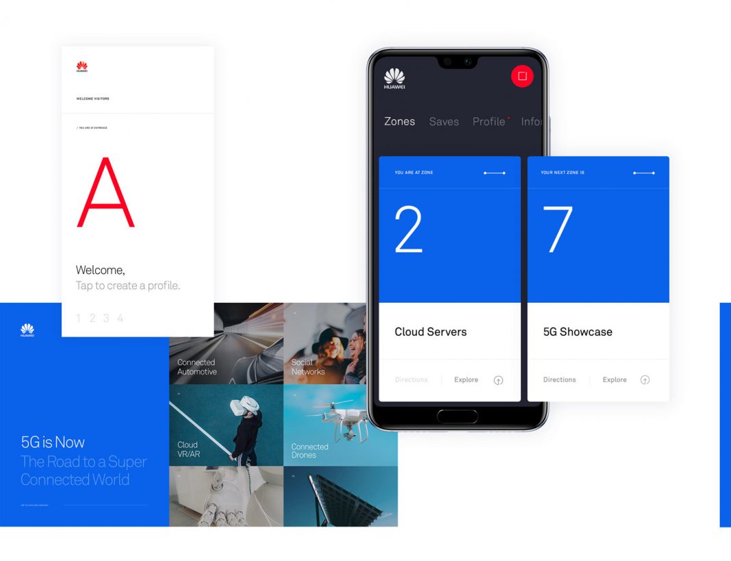 Huawei Exhibition UI Design Concept by Marcus Brown