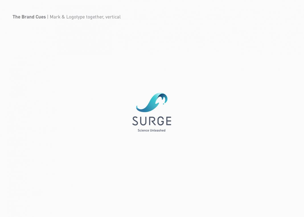 SURGE Logo Design and Branding by Maria Grønlund