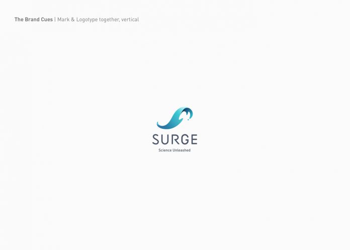 SURGE Logo Design and Branding by Maria Grønlund