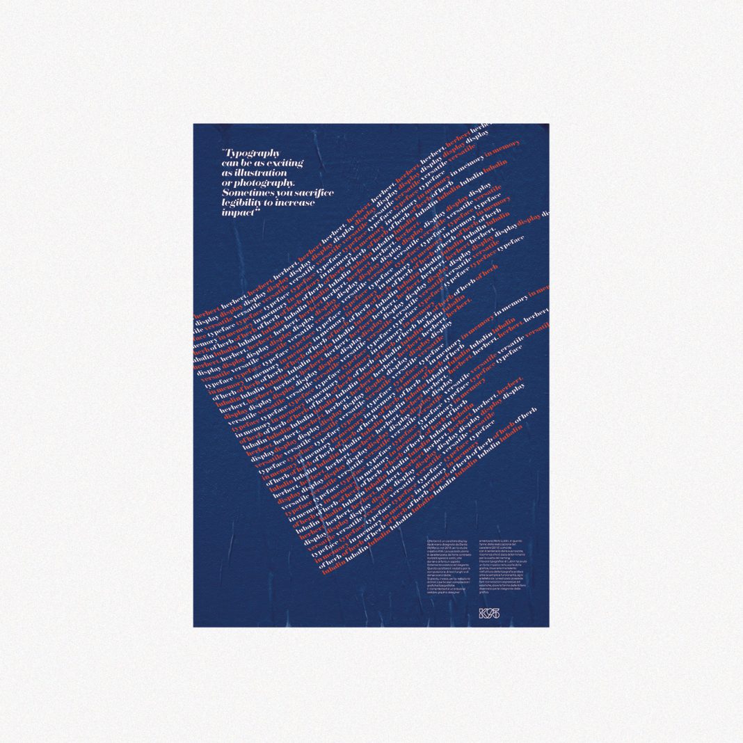 Herbert Typeface: Promotional Posters by Studio K95