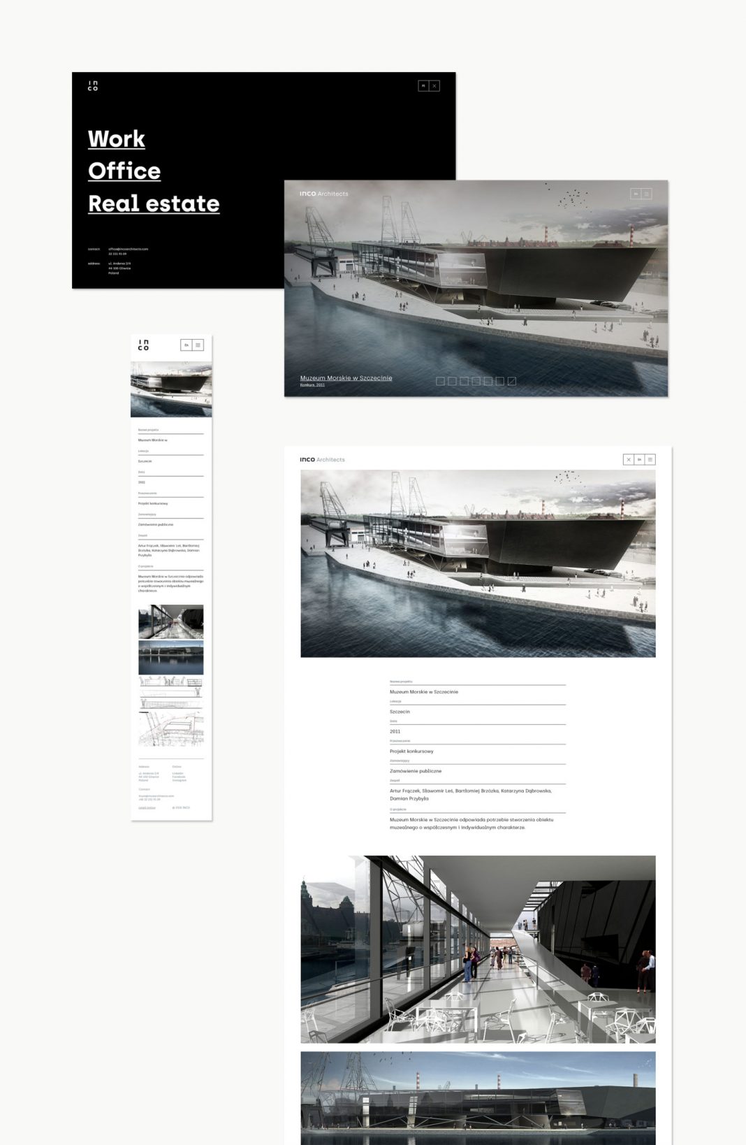 INCO Architects Branding by Michał Markiewicz