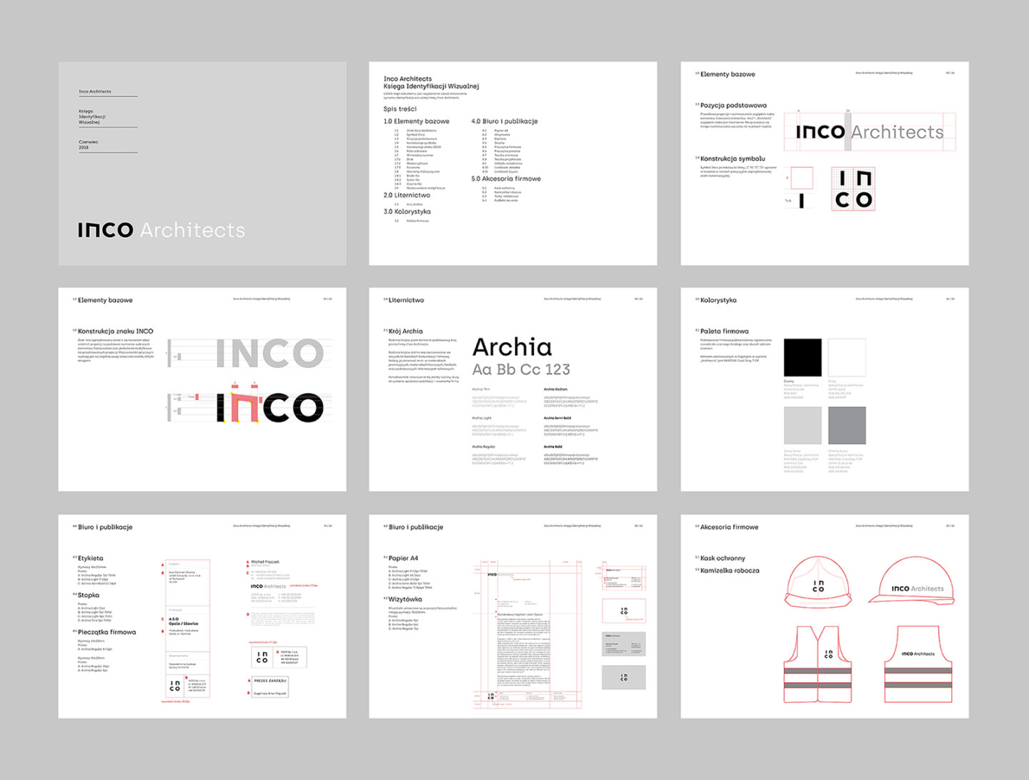 INCO Architects Branding by Michał Markiewicz