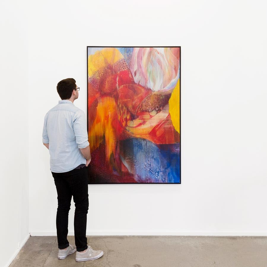 Artist Ian Greig at Arthouse Gallery