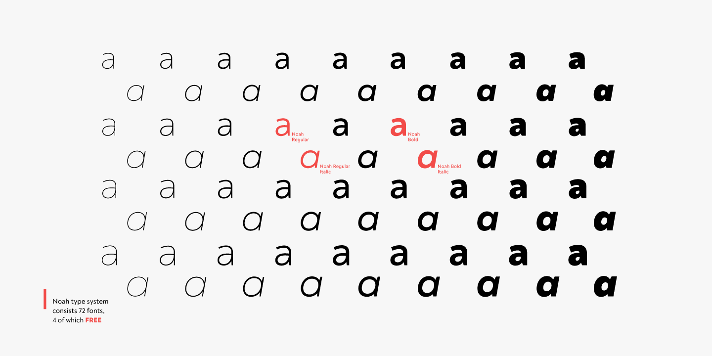 Noah Type System by Fontfabric