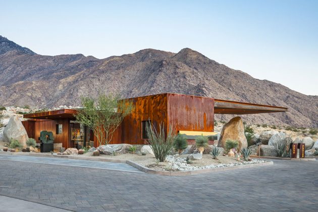 Desert Palisades Guardhouse by Studio AR&D Architects