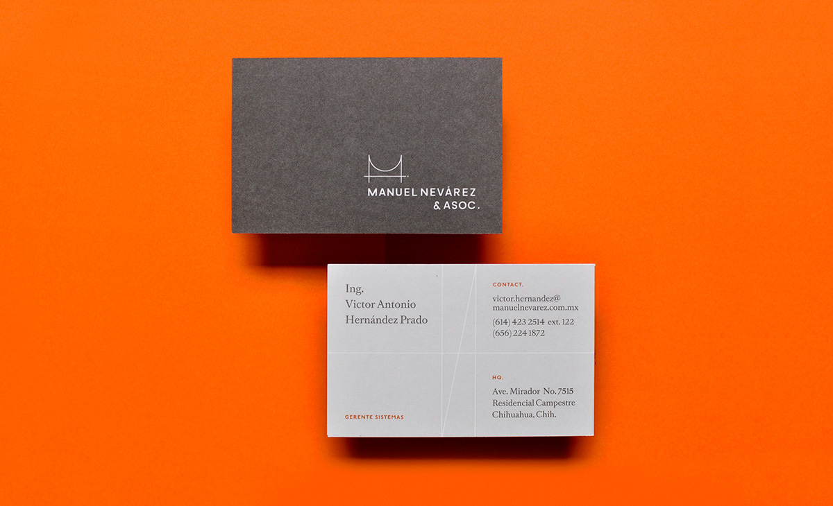 Manuel Nevárez - Law and Finance Firm Branding by Firmalt Agency