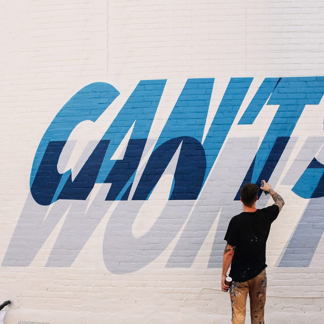 Typographic Street Art by Ben Johnston