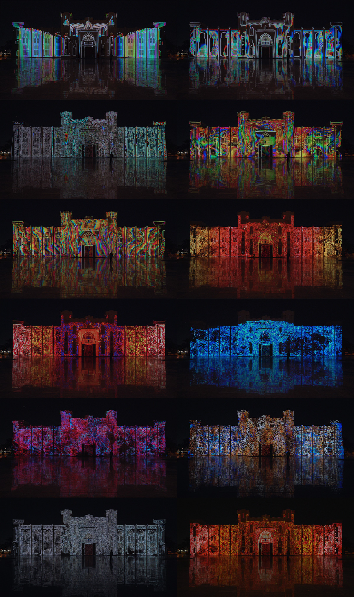 Sharjah Light Festival 2019 - Audiovisual Projection by Filip Roca ...