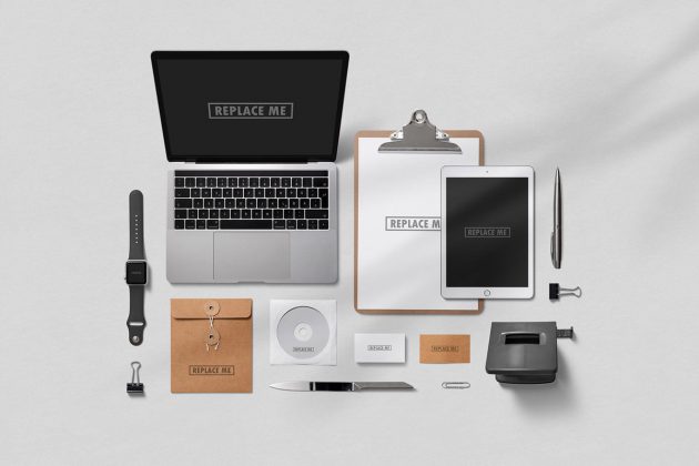 Photoshop Art and Branding Scene Templates by h3design