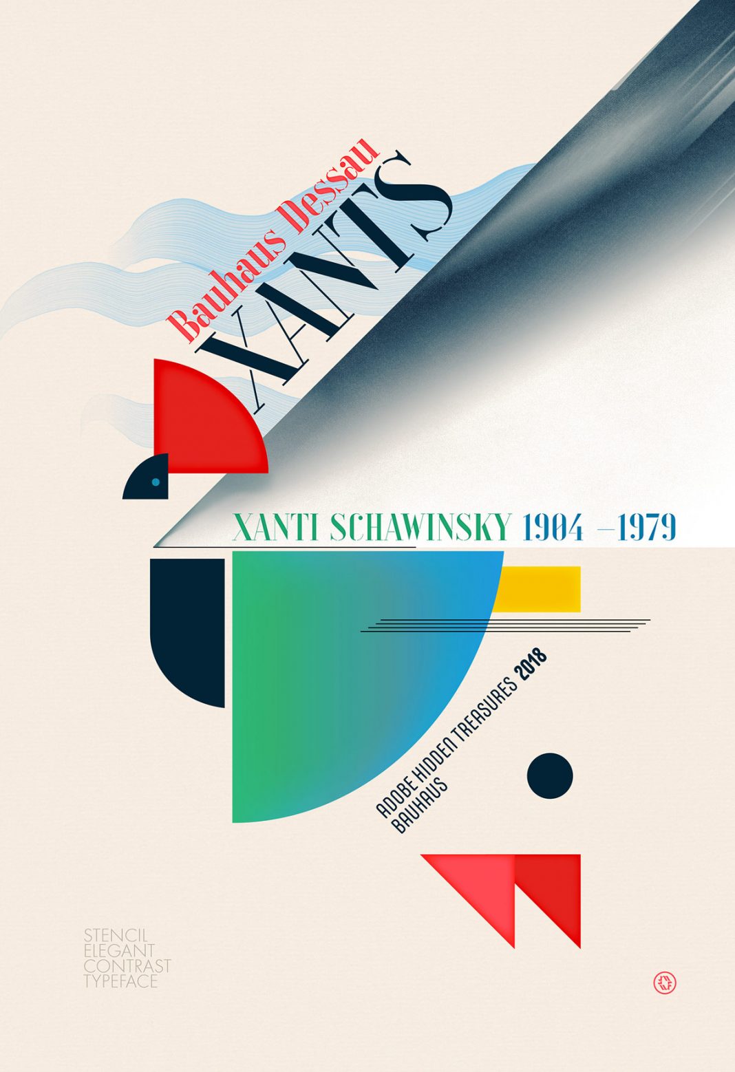 A Tribute to Bauhaus—Adobe Hidden Treasures Posters by W. Flemming