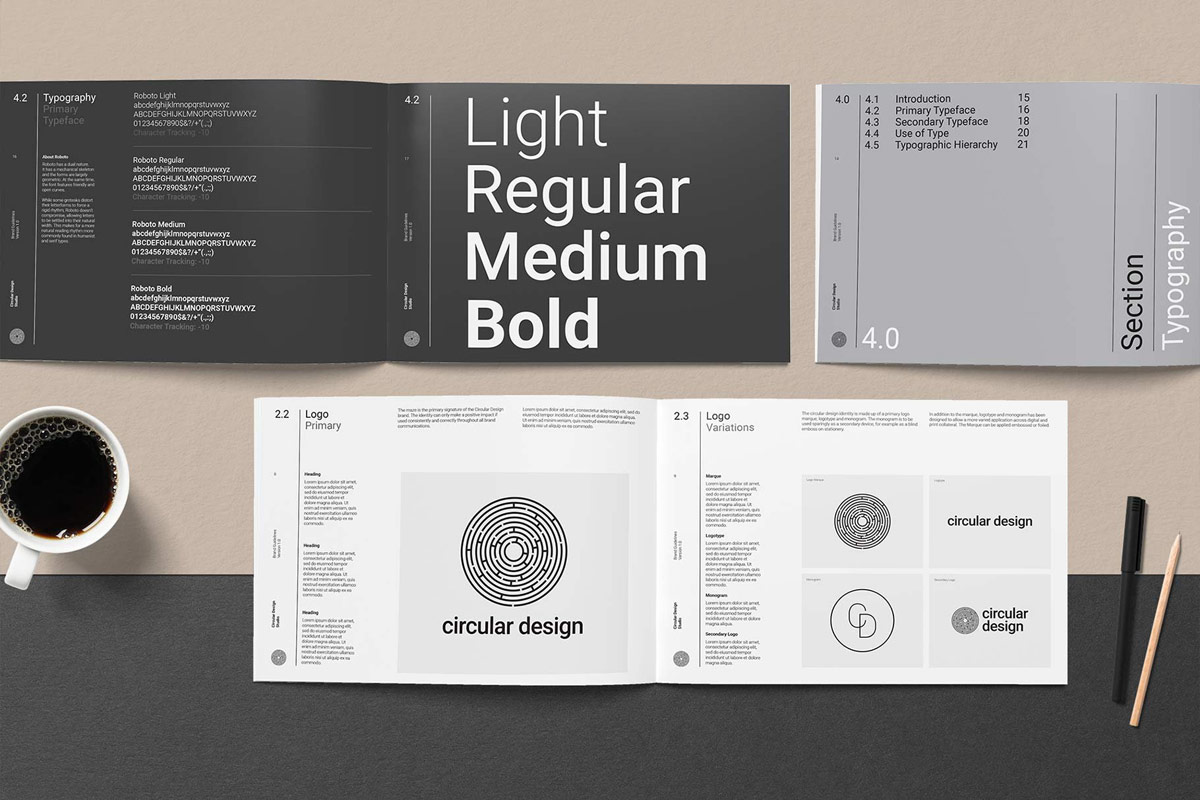 Minimalist Brand Guidelines Template