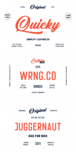 Carlson Fonts from Alphabeta