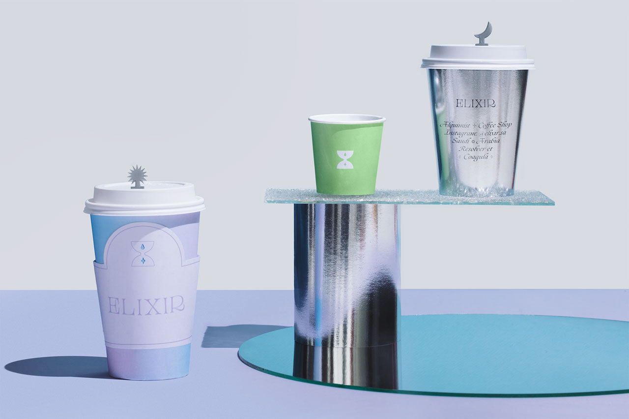 Elixir Coffee Brand Identity by Graphic Design Studio Futura