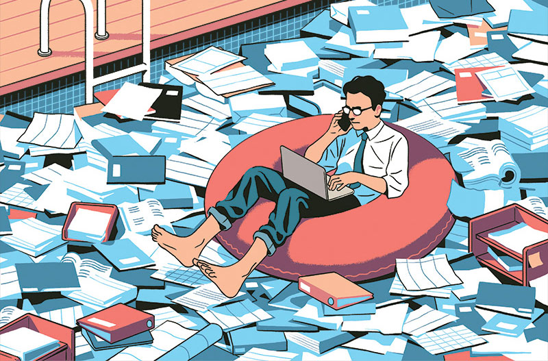 Editorial Illustrations from 2018 - 2019 by Bruno Mangyoku