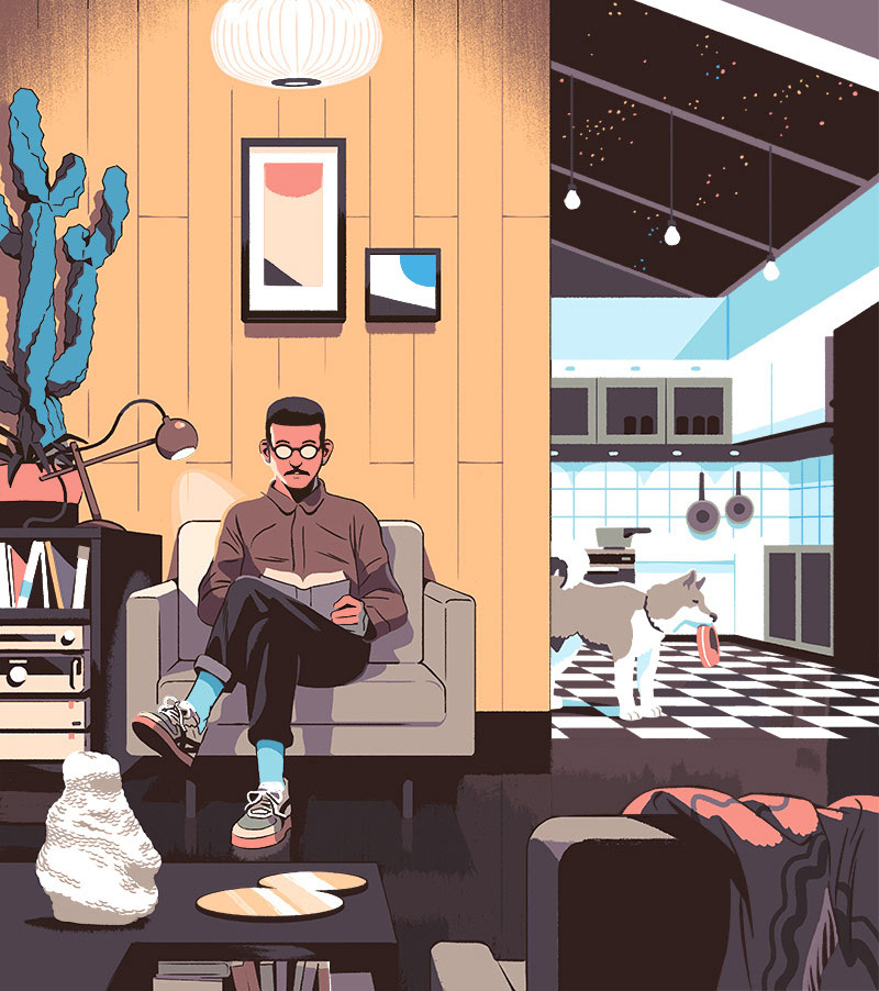 Editorial Illustrations from 2018 - 2019 by Bruno Mangyoku