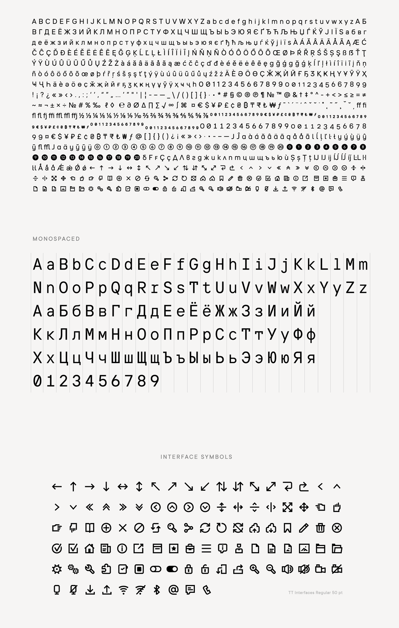 TT Interfaces Font Family by TypeType