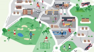 Rutgers University Maps by Jing Zhang and James Wignall