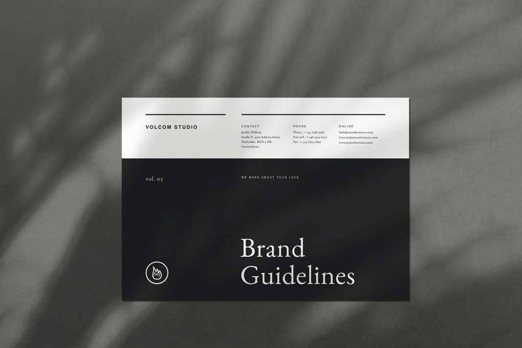 Adobe InDesign Brand Guidelines Template by Occy Design