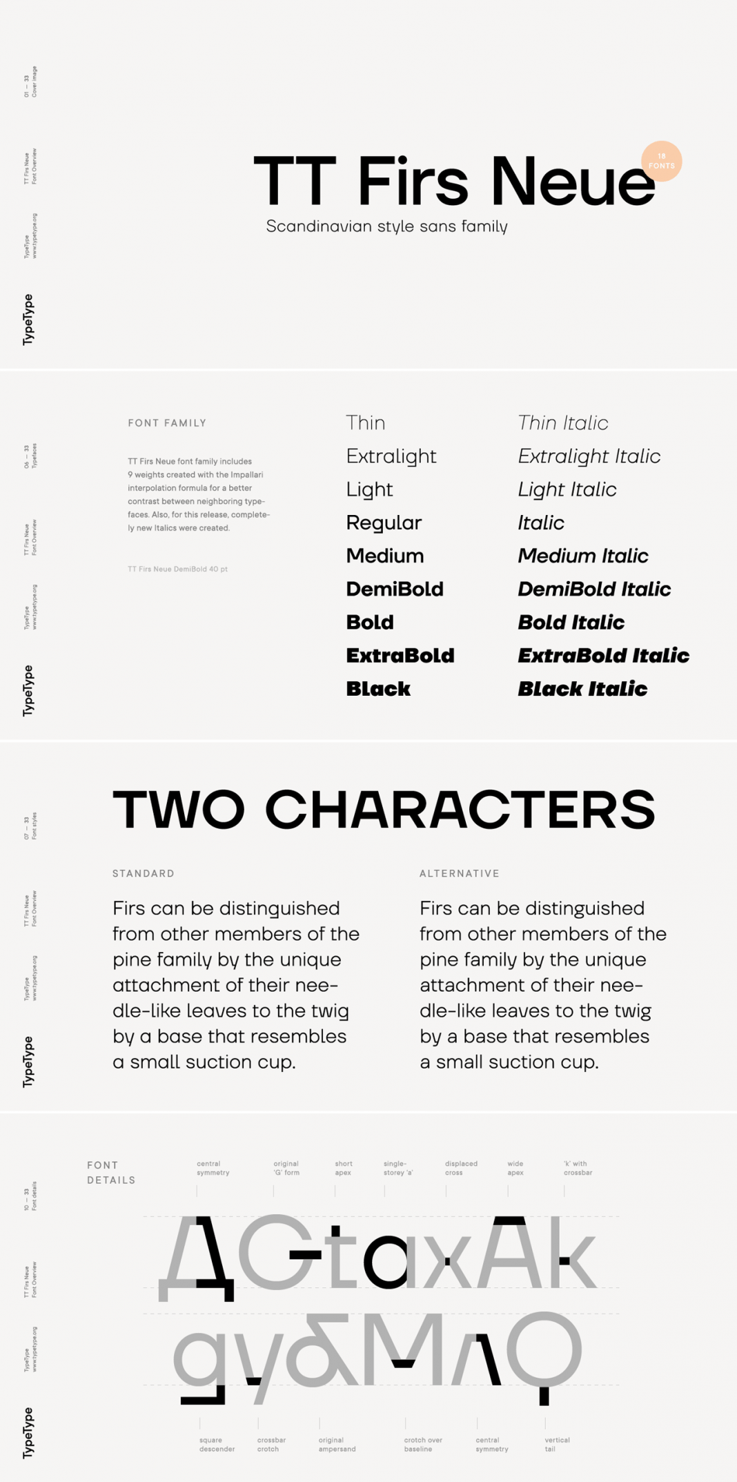 TT Firs Neue Font Family by TypeType