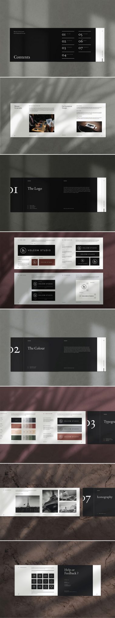 Adobe InDesign Brand Guidelines Template by Occy Design