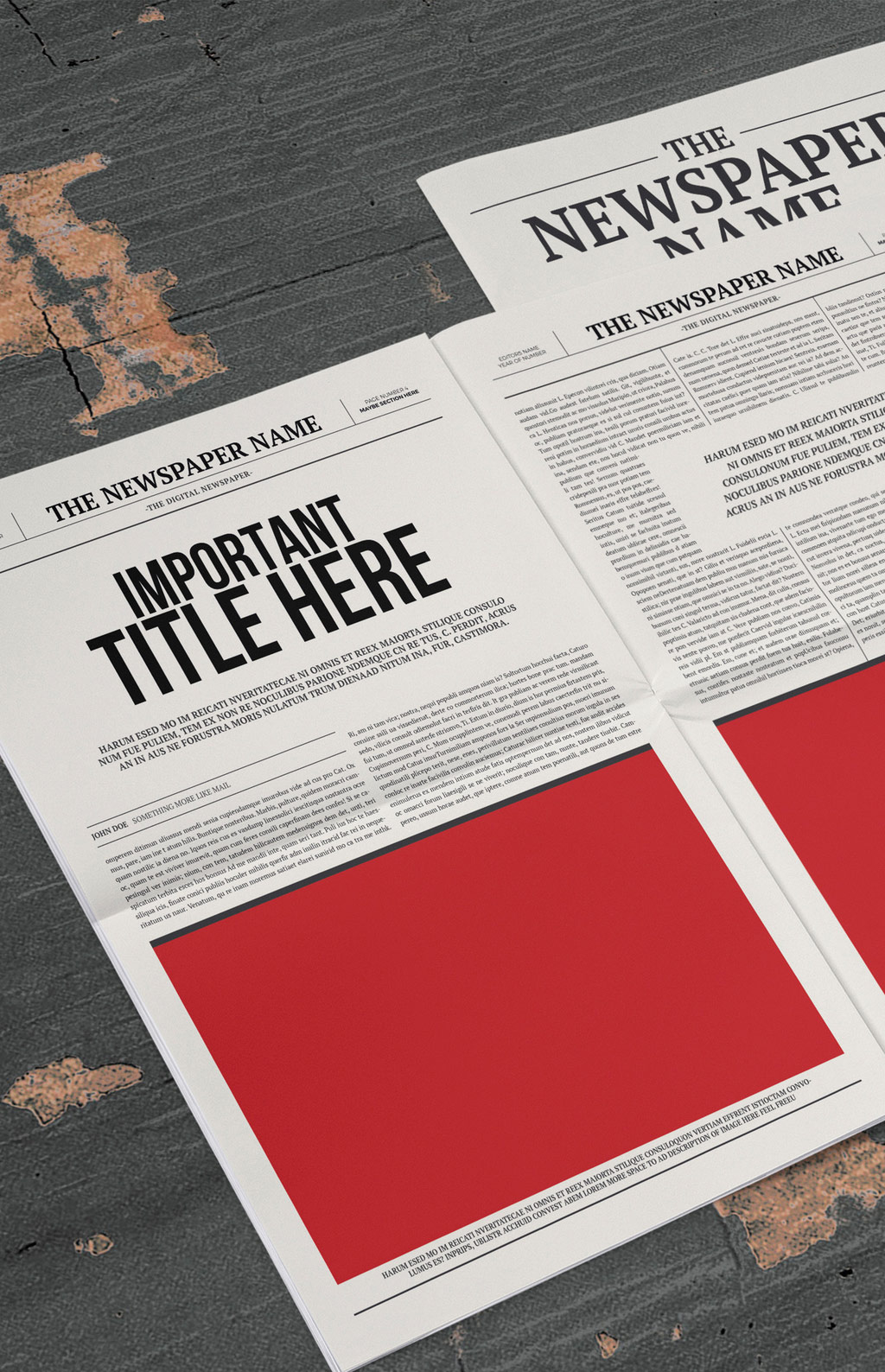 Classy Newspaper Template for Adobe InDesign