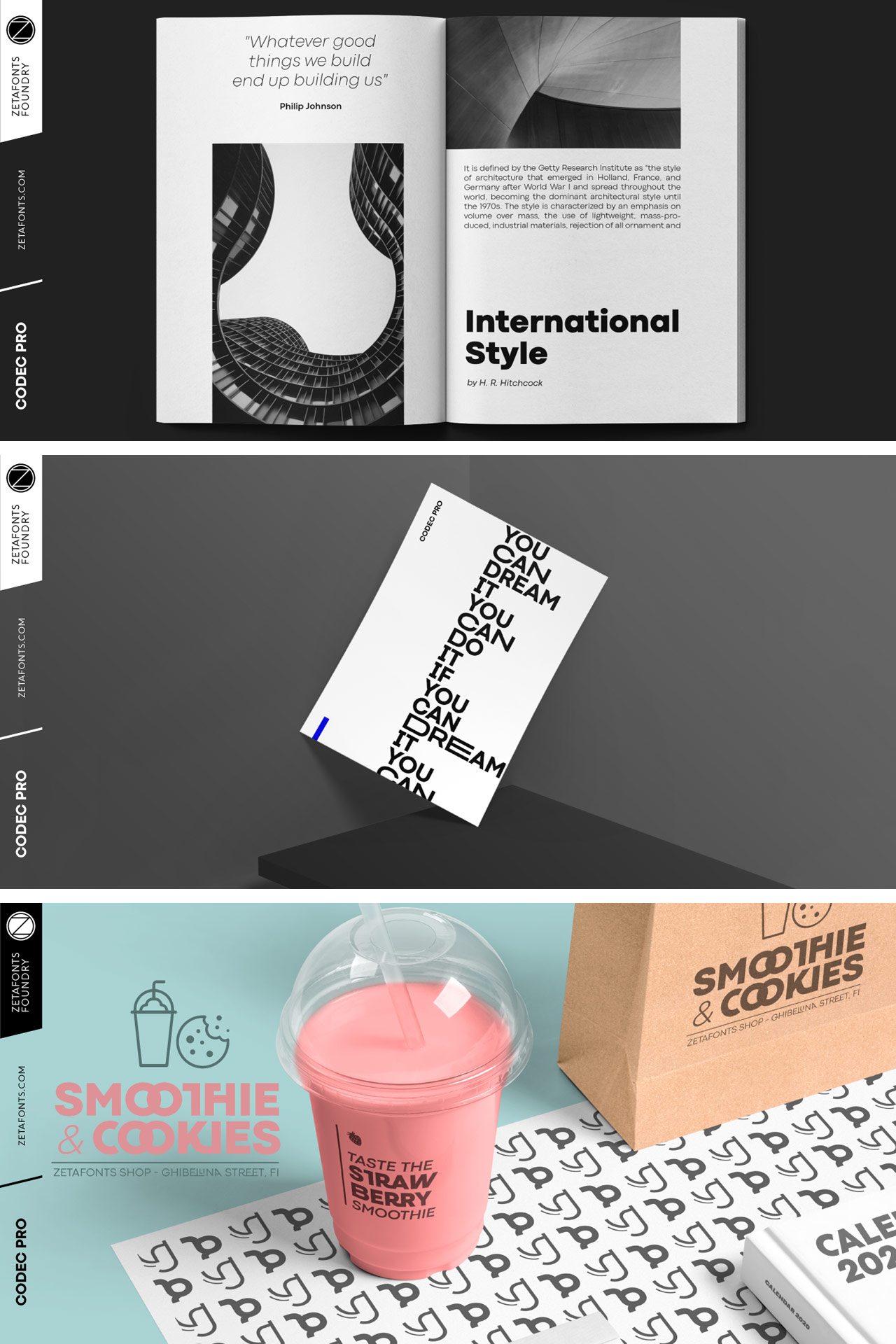 Codec Pro font family by Zetafonts.