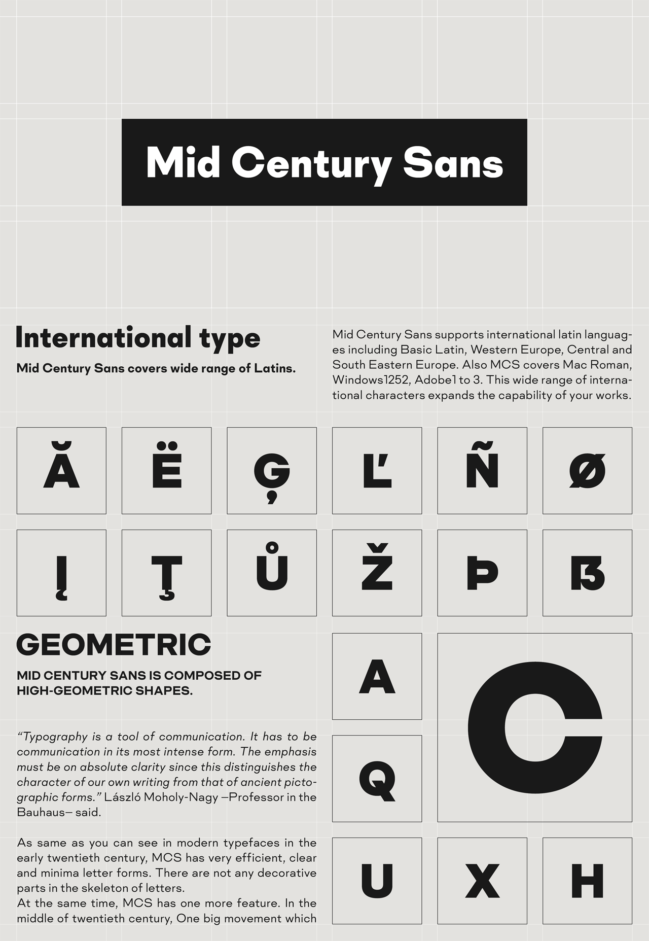 Mid Century Sans Font Family from Dharma Type