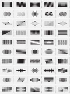 100 Transition Vector Shapes by Ivan Kamzyst