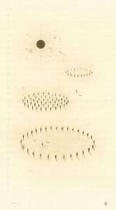 Agglomerations — drawings by Felipe Bedoya