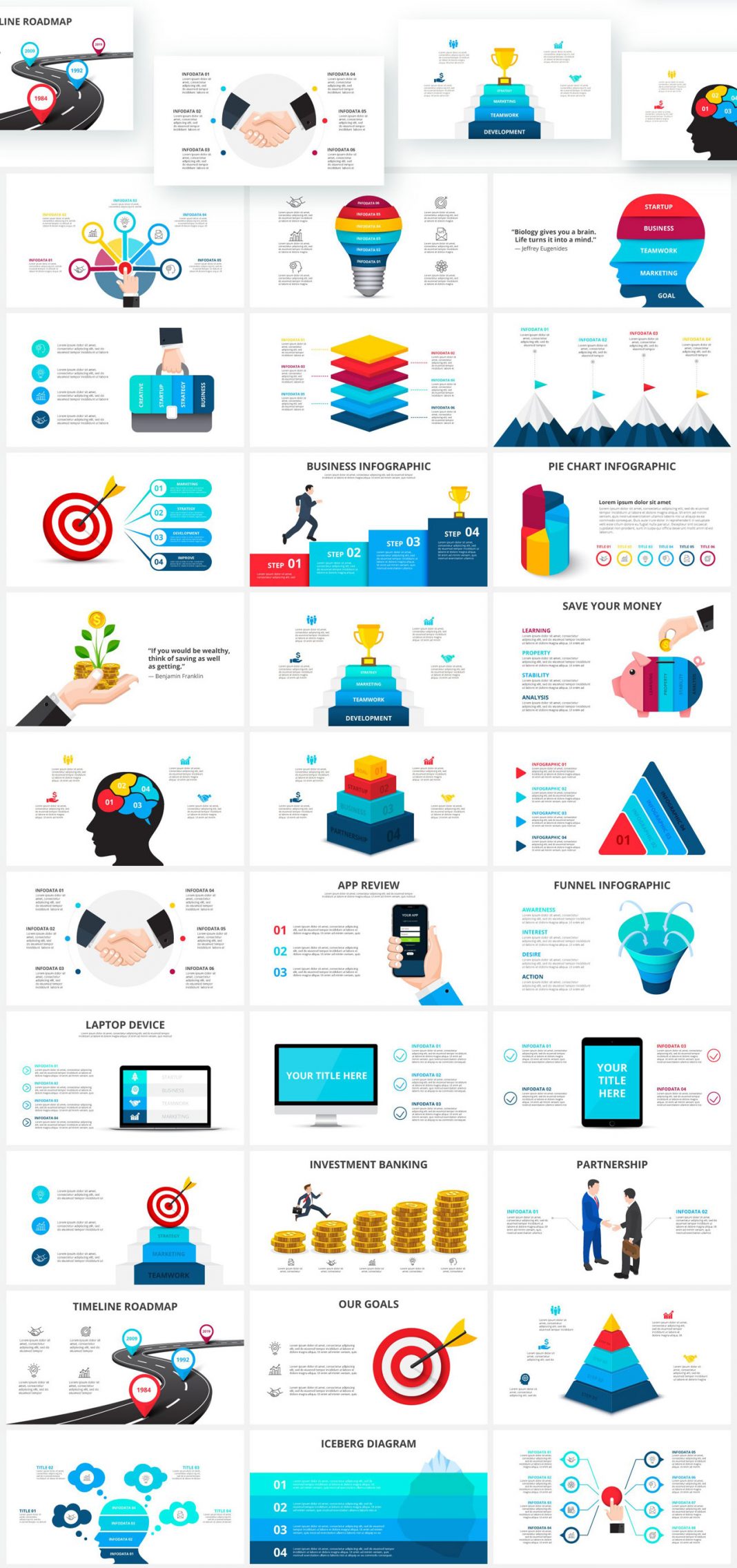 1000 Infographics Templates Presentations